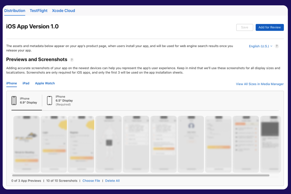 Apple Store App Submission Checklist
